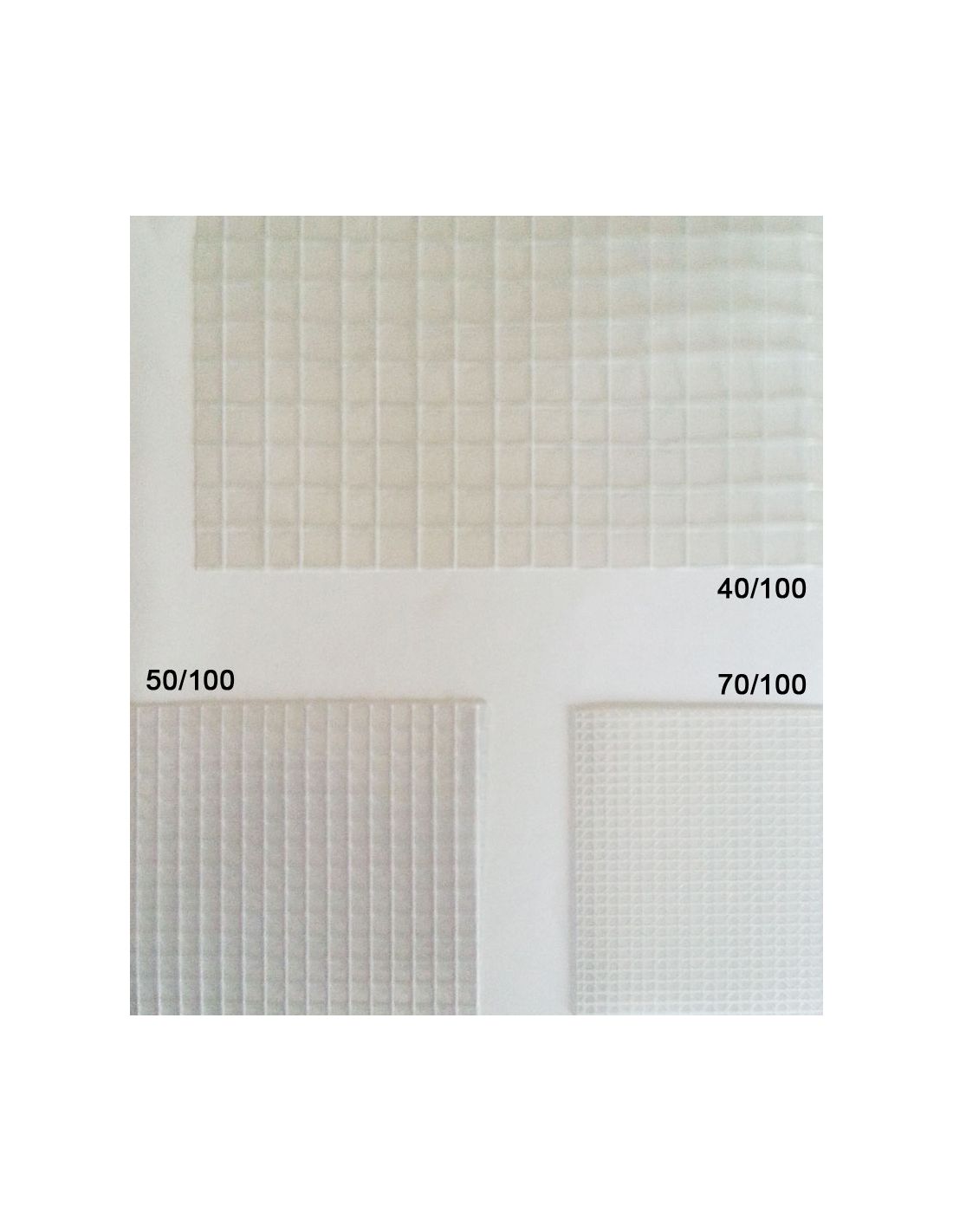 PVC souple 70/100 ARMÉ Non feu M2 au mètre, largeur 250 cm, largeur du ...